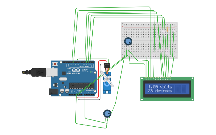 Circuit design Lab 9 Task 2 | Tinkercad