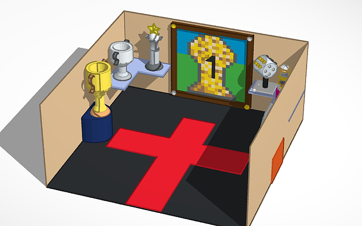 3D design Galeria de un club - Tinkercad