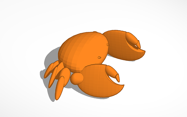 3D design Copy of crab claw | Tinkercad