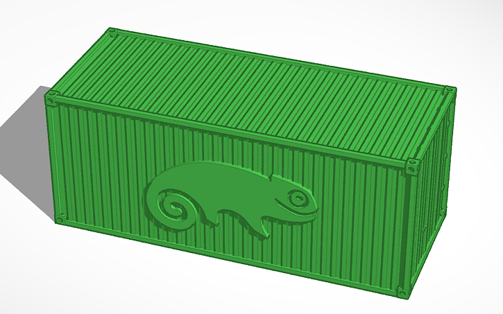 3D design SUSE Container - Tinkercad