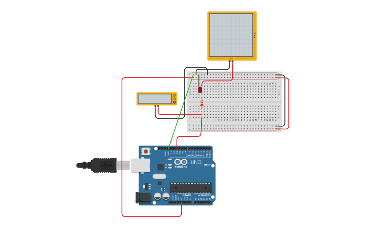Circuit design MAYO_J LED FADE - Tinkercad