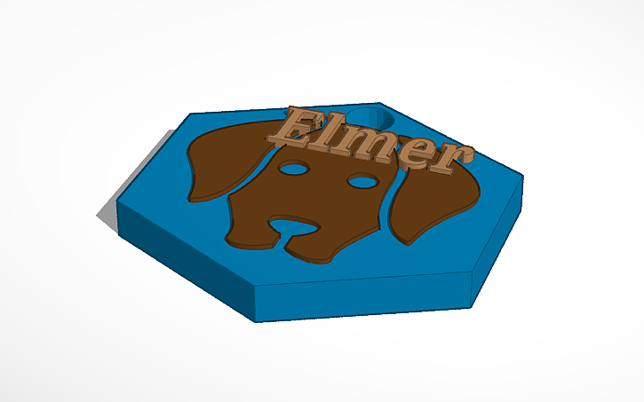 3D design My Dog - Tinkercad