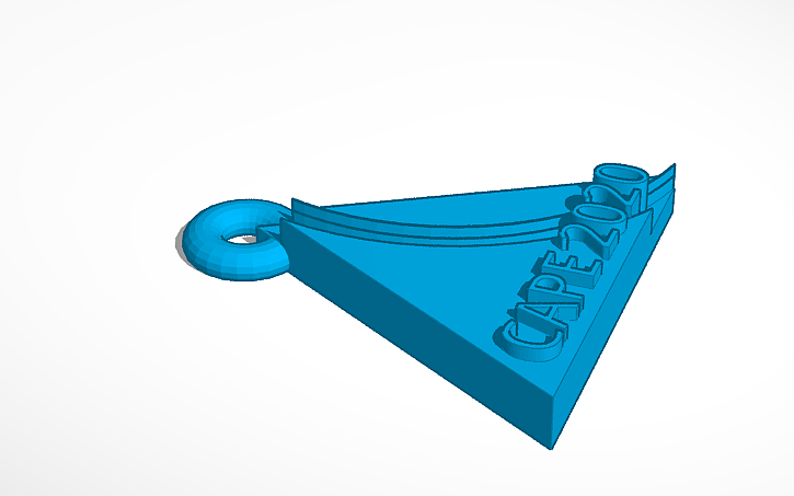 3D design Cape ornament - Tinkercad