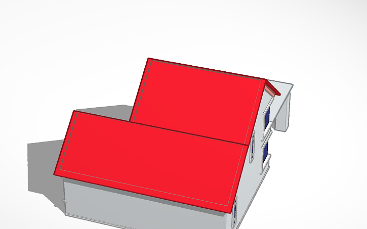 3D design modern house | Tinkercad