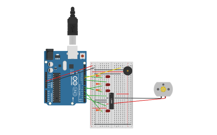 Circuit design Minceraft - Tinkercad