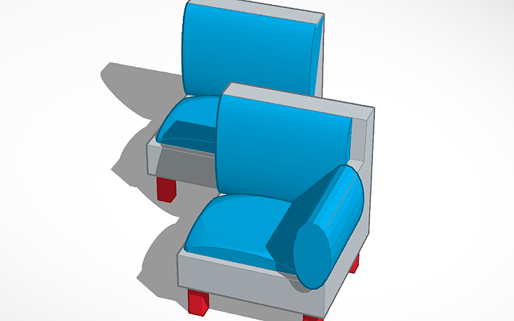 3D design Mini salon | Tinkercad