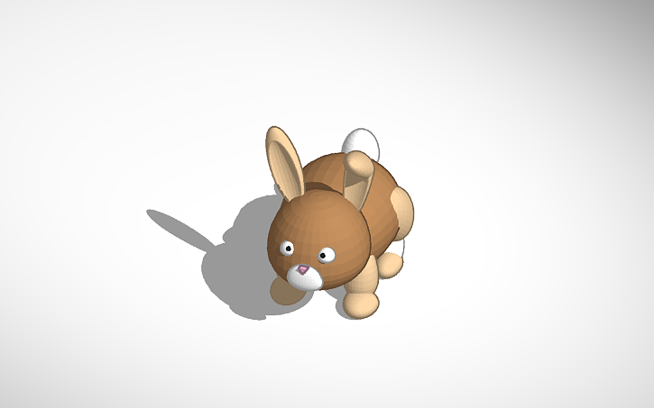 3D design bunny | Tinkercad