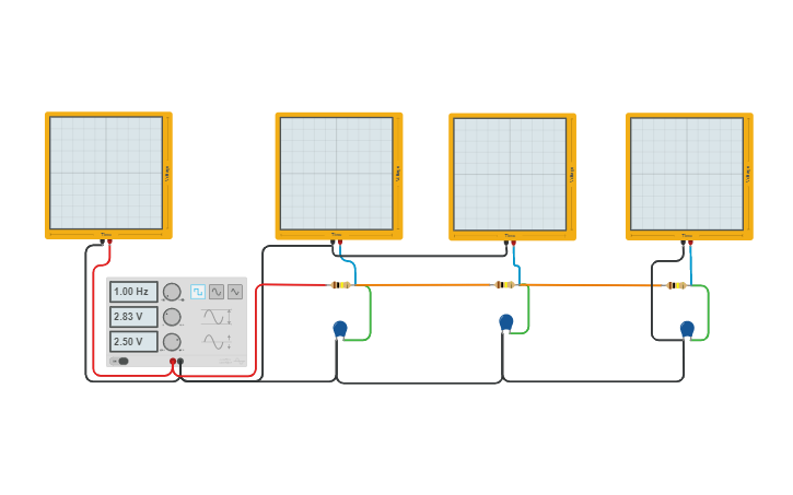 Circuit design Square to Sine Wave Converter | Tinkercad