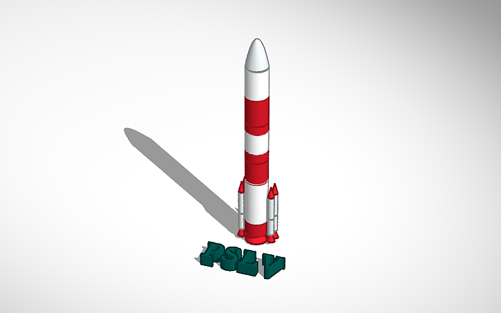 3D design PSLV - Tinkercad