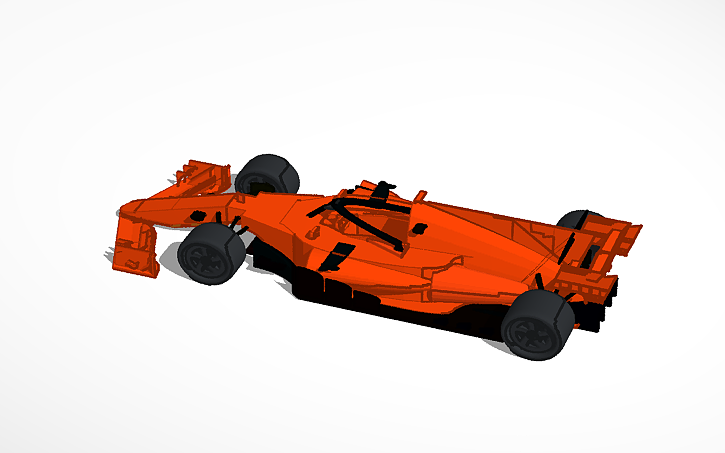 3D design f1 car - Tinkercad