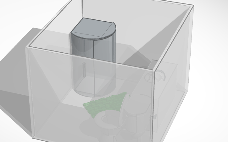 3D design Washroom | Tinkercad
