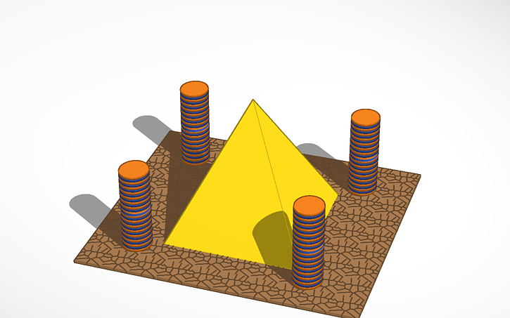3D design pyramid - Tinkercad
