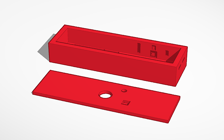 3D design Soil Moisture Sensor Case - Tinkercad