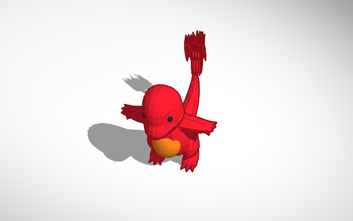 3D design Charmander - Tinkercad