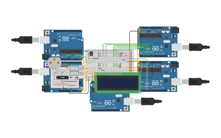 Circuit design I2C - Task Advanced - Tinkercad
