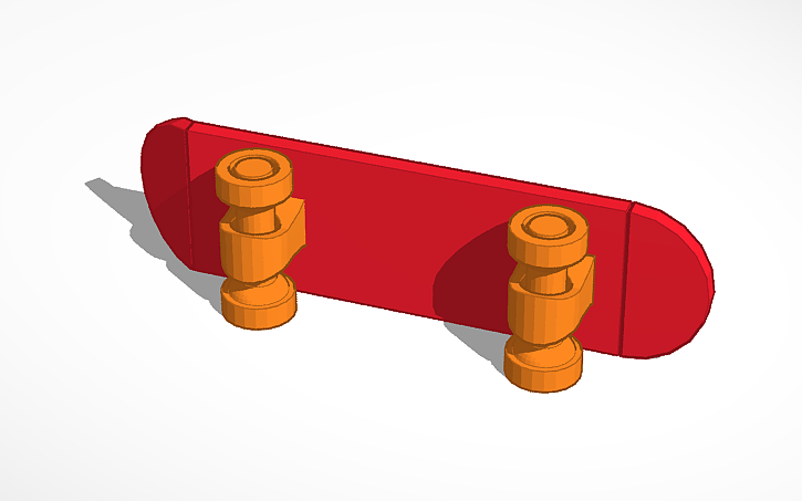 3D design Parton Skateboard - Tinkercad