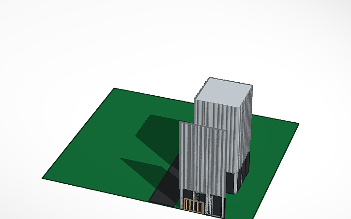 3D design Twin Towers - Tinkercad