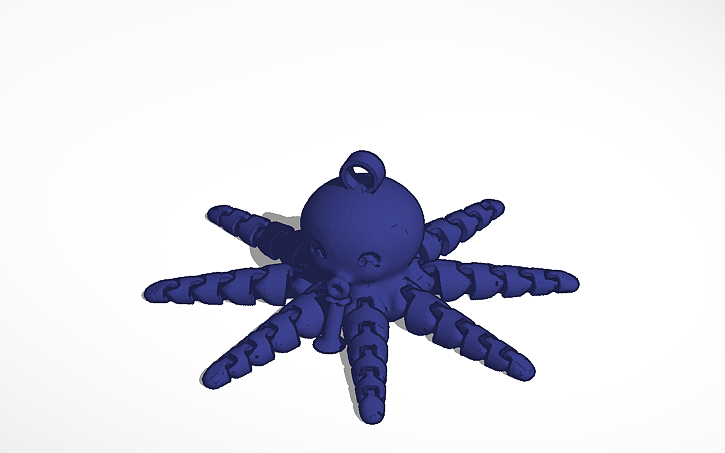 3D design octopus - Tinkercad