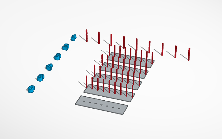 3D design Method - Equally Spaced Holes - Tinkercad