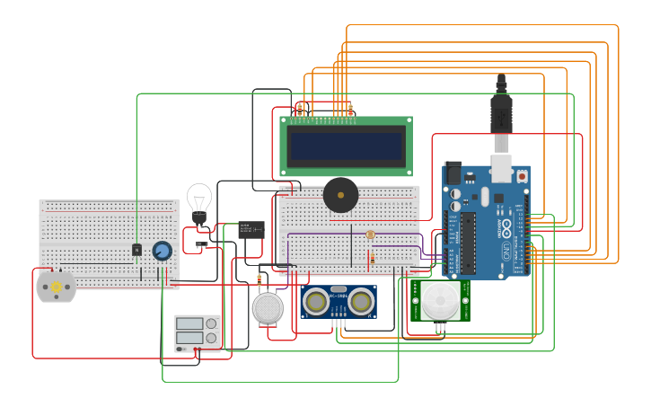 Circuit design Microcontroladores - Tinkercad