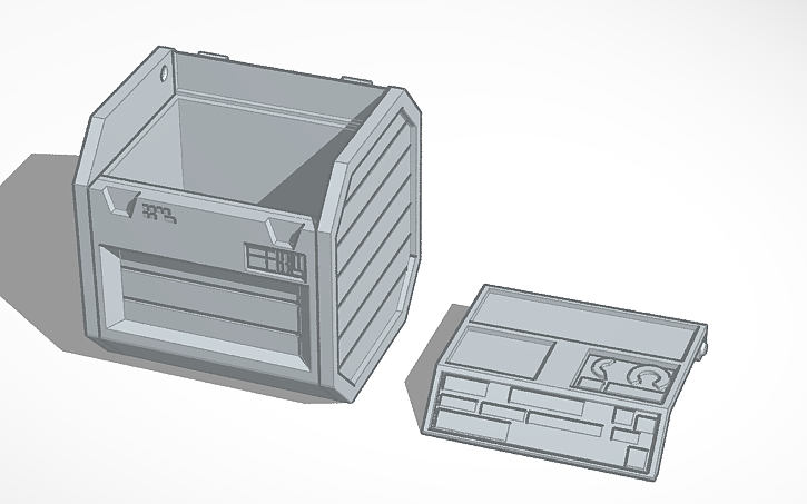 3d Design Jedi Survivor Crate Improved Tinkercad