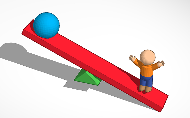 3D design palanca - Tinkercad