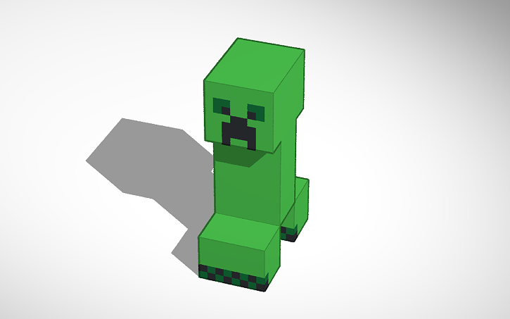 3D design creeper - Tinkercad