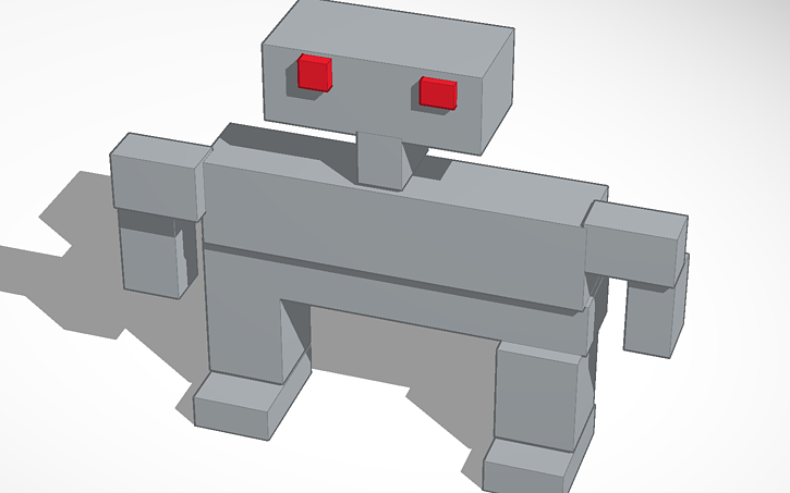 3D design robot - Tinkercad