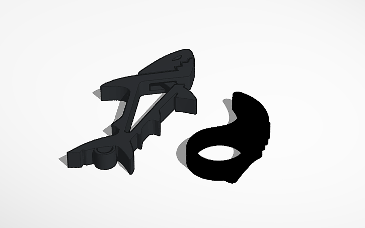 3D design key rambit - Tinkercad