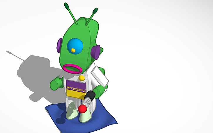 3D design alien | Tinkercad