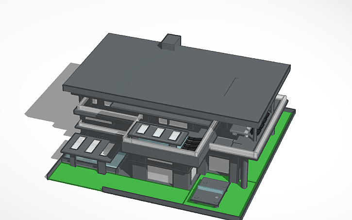 3D design Modern House 7 | Tinkercad
