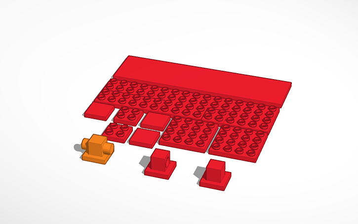 3D design My Lego Plates 1 | Tinkercad