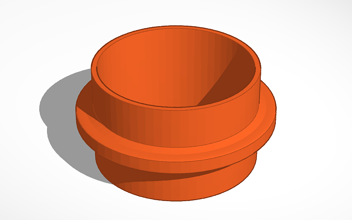 3d Design Beveled Bush 1 5 Inch Pvc Vers 1 1 Tinkercad