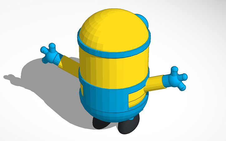 3D design Minion - Tinkercad