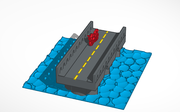 3D design Bridge | Tinkercad