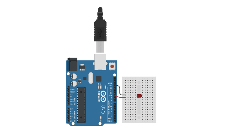 Circuit design Arduino-Basic-Project-#3 --> LED Fade in and Fade out ...