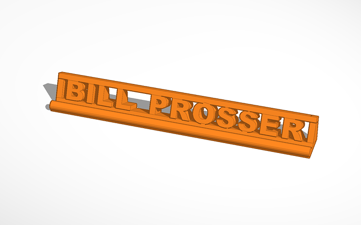 3D design Custom Scrabble Rack - Tinkercad