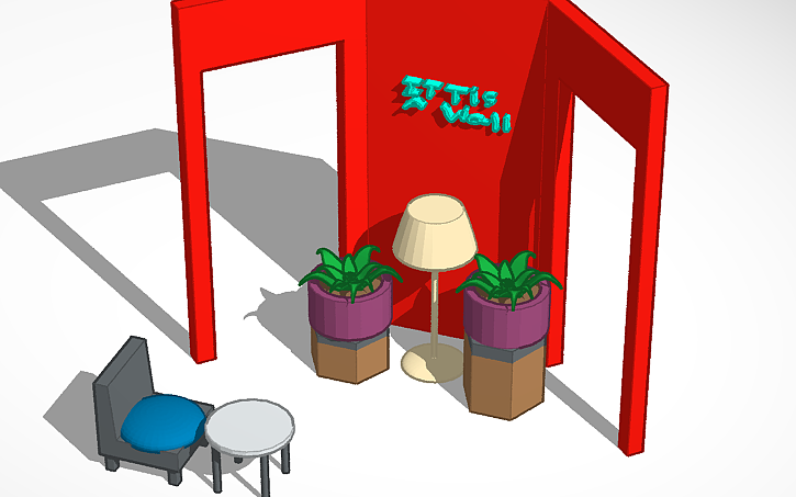 3D design Wall - Tinkercad