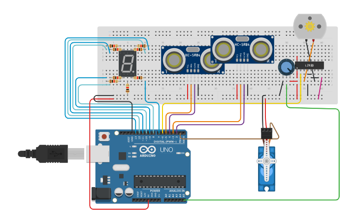 Circuit design Parcial | Tinkercad