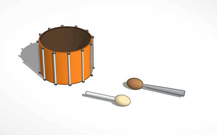 3D design davul | Tinkercad