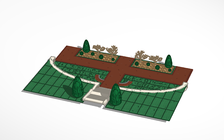 3d Design Sidewalk Base Biltmore Greenhouse Tinkercad