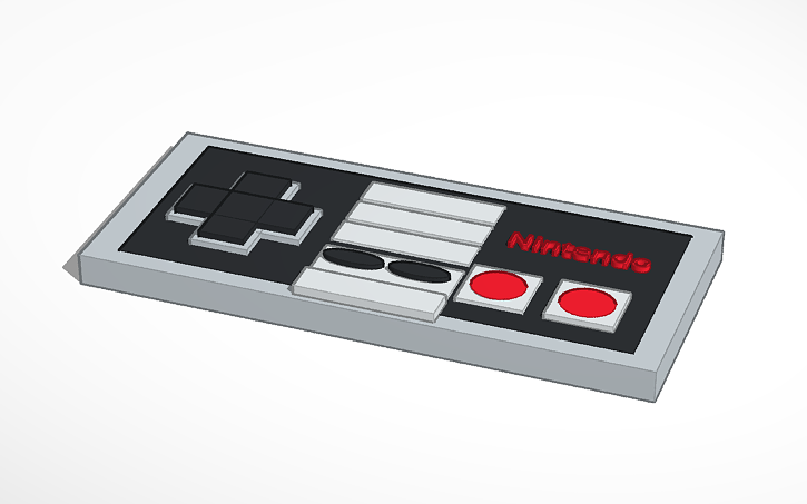 3D design Nintendo Entertainment System Controler - Tinkercad