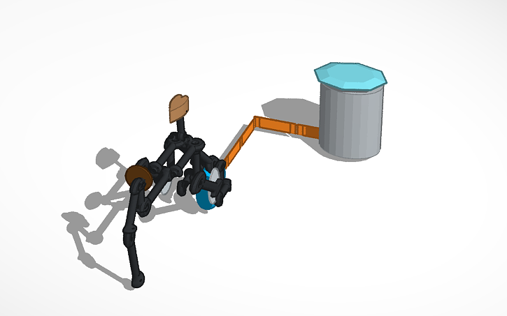 3D design Kinetic Energy Bicycle - Tinkercad