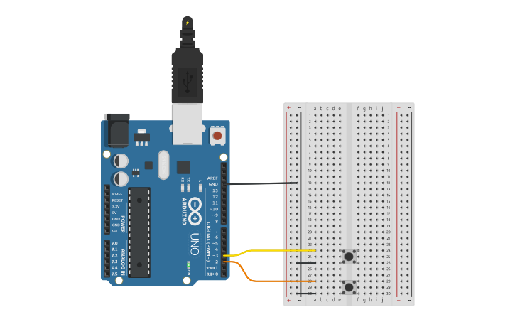Circuit Design External Interrupts Interrupts Tinkercad