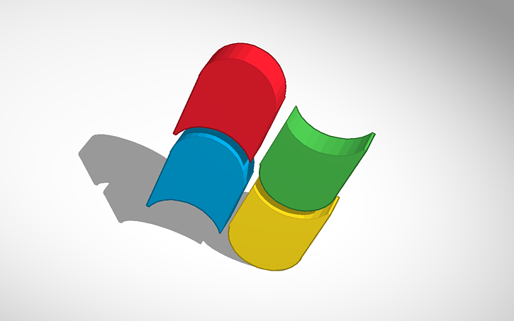 3D design windows logo arda karaaslan 4k - Tinkercad