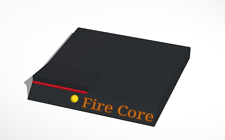 3D design Fire Core Console | Tinkercad