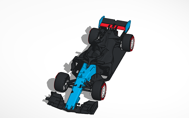 3D design F1 Car - Tinkercad