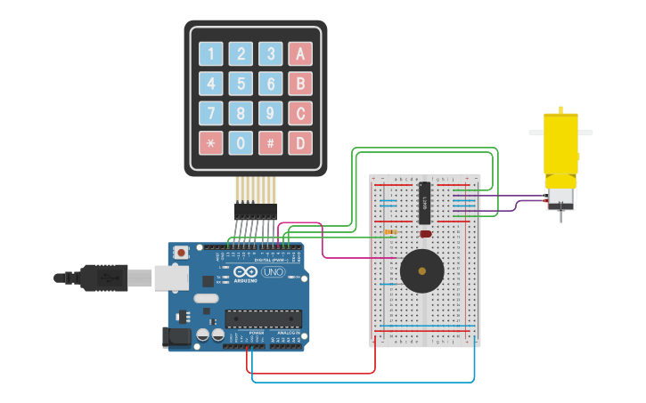 Circuit design Switch Case - Tinkercad