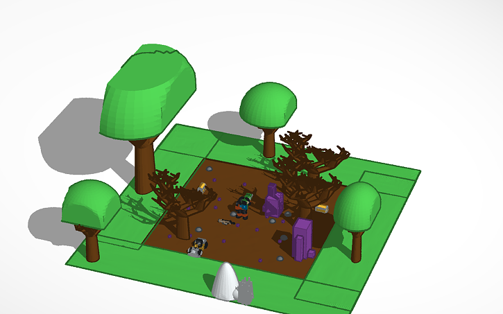 3D design Fortnite Corrupt zone ?? - Tinkercad