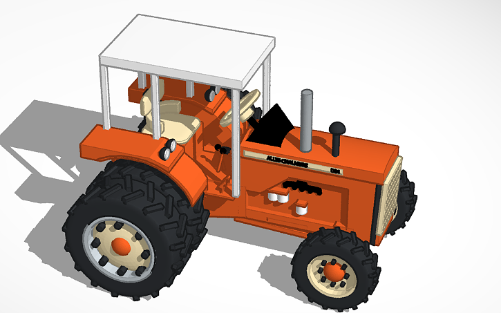 3D design Allis Chalmers D21 FWA Tractor with cab | Tinkercad